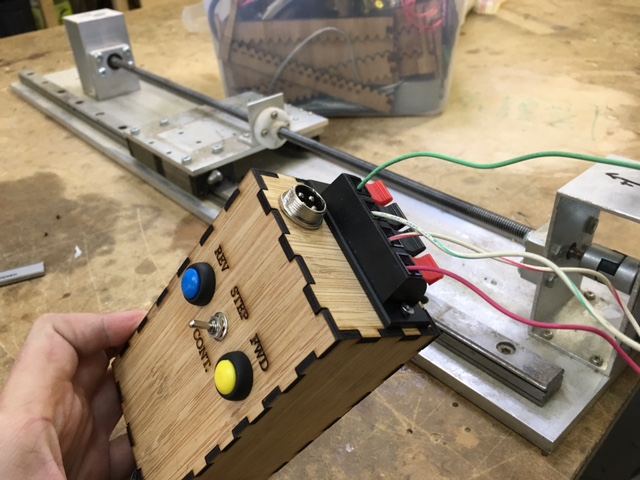 Stepper test box | Tinkerings