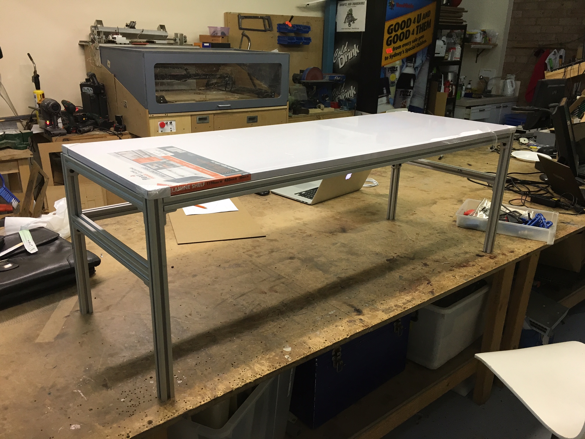 Standing Desk & Aluminium Extrusion | Tinkerings