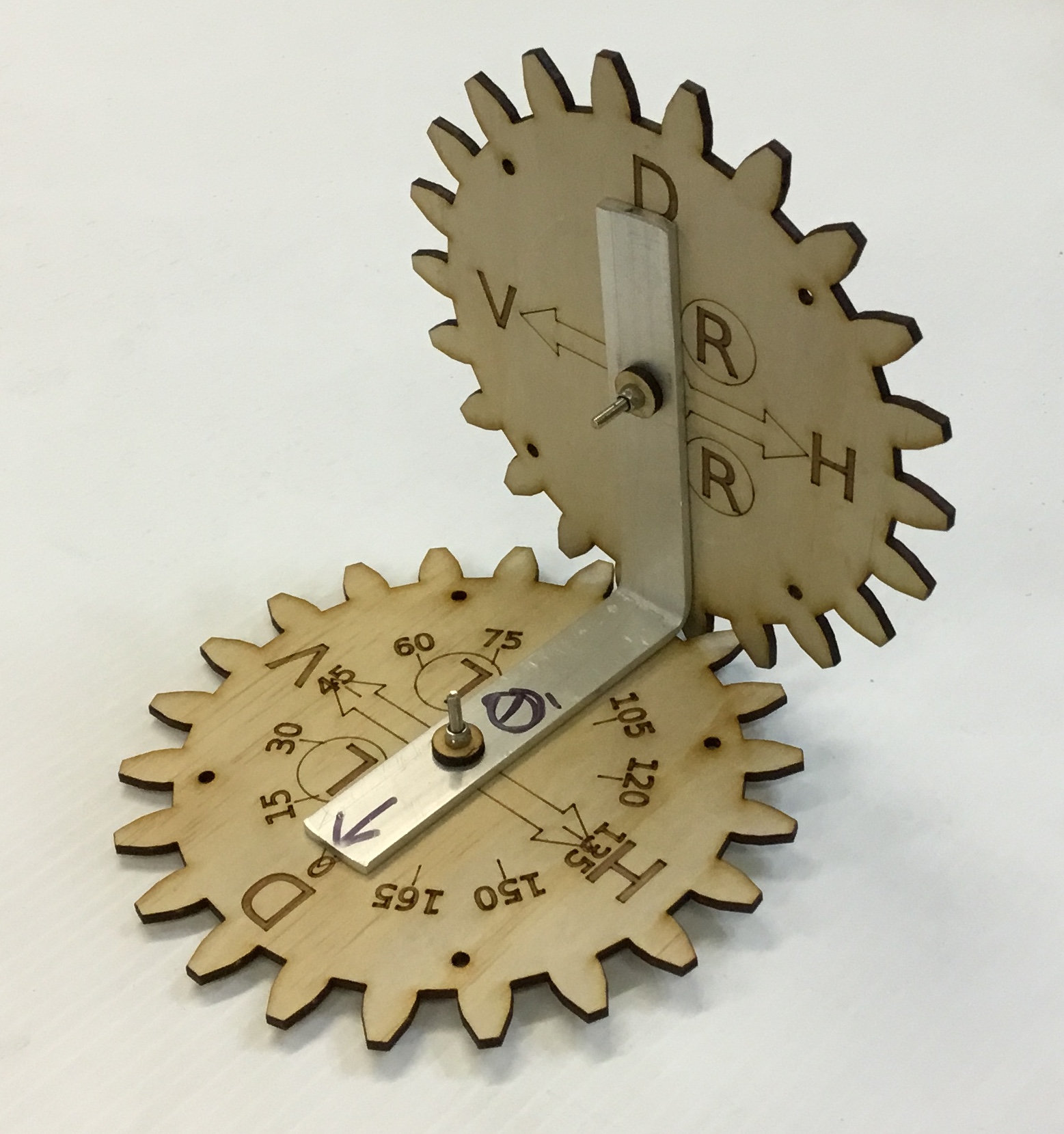 Clockwork Waveplates – Polarization Calculations With Gears | Tinkerings