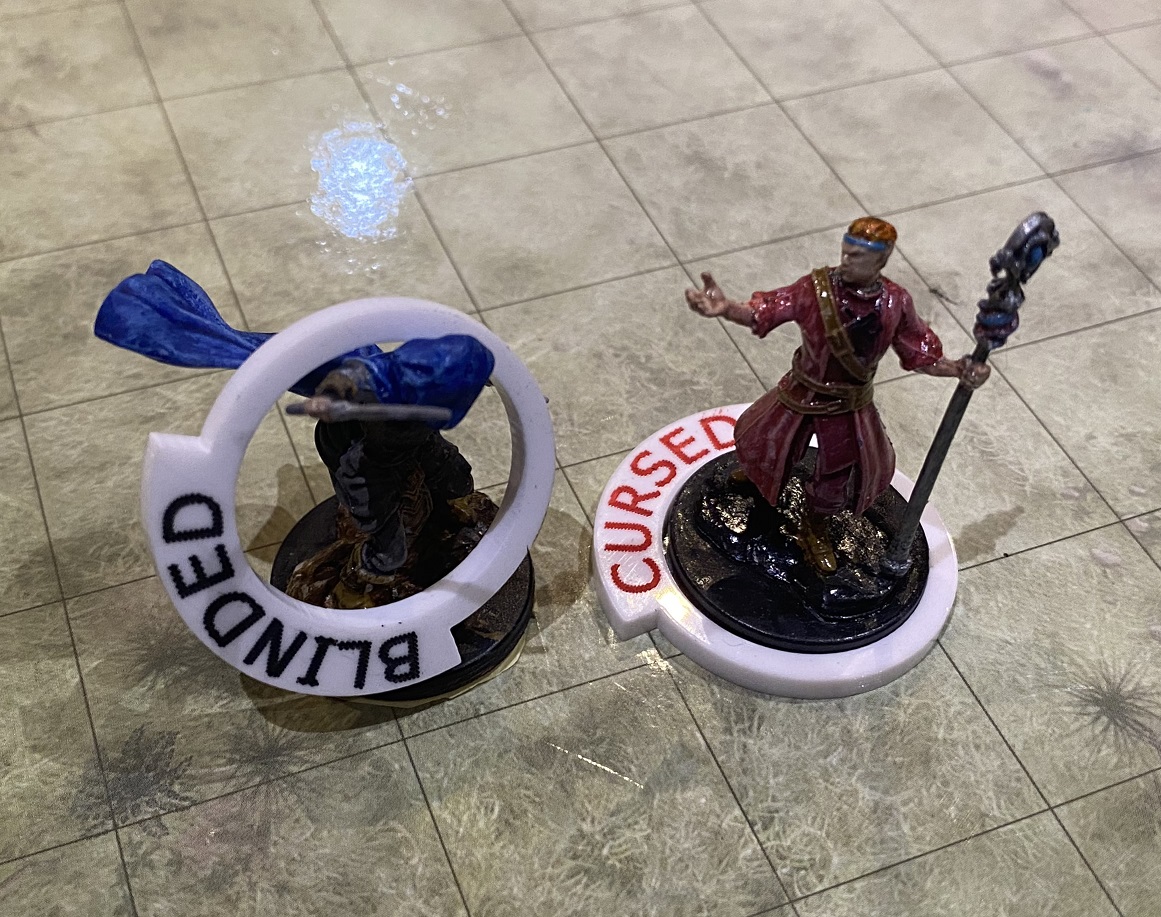 Lasercut DnD Condition Rings | Tinkerings